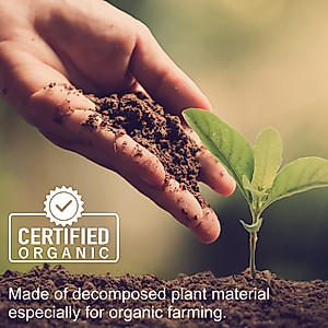 Old Potters Organic Compost - Plant Based Potting Soil - Home, Garden Organic Fertilizer - Complete Food for Plants - Boosts Plant Growth - Use for Indoor and Outdoor Farming ~15 lbs, (12 Quarts)