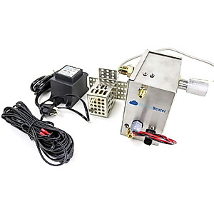 High-Capacity Automatic Outdoor Fire Feature Control System - Electronic Flame Control Ignition Module - Natural Gas or Propane - Igniter for Fire Pits, Fire Features, Fire Bowls/Tables (500,000 BTU)