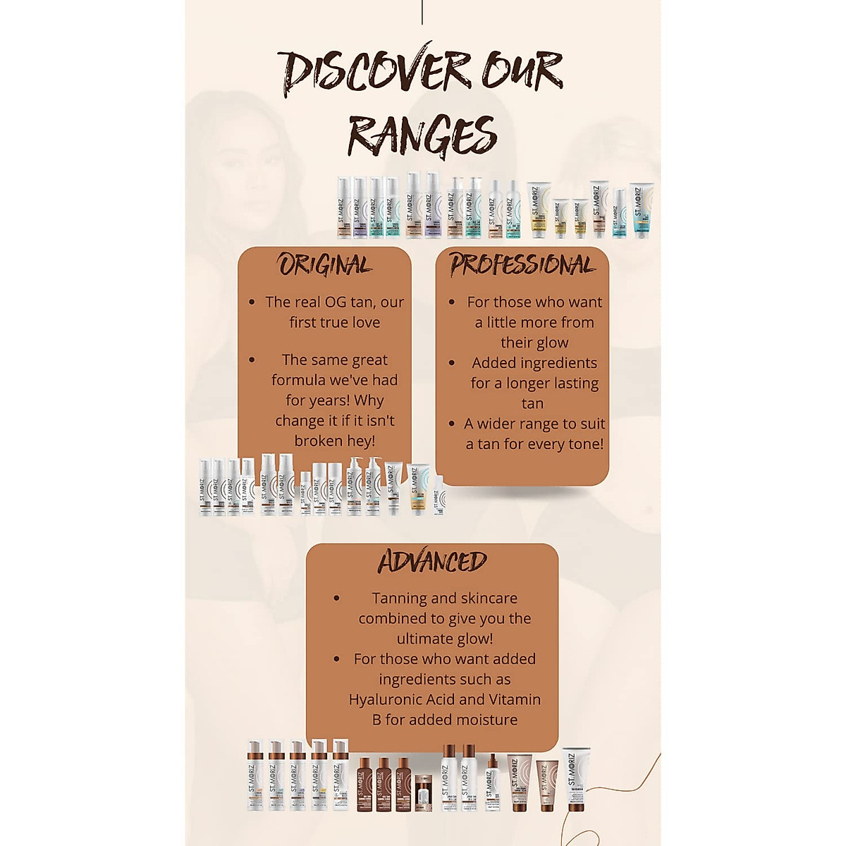 St Moriz Self Tan Range Instant Self Tanning Mousse Dark 6.76oz (200ml)