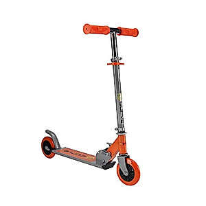 Curve ACTSCOT-489CV-ORG Standard Folding Metal Scooter for Kids, Easy Fold-N-Carry Design, Ultra-Lightweight, Portable Folding Design Comforable & Safe Durable & Easy to Ride, Orange