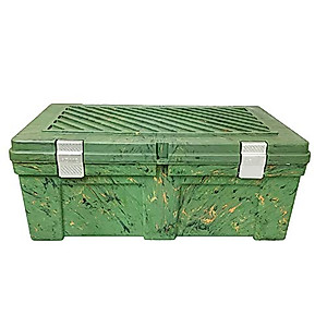 HOMZ Foot Locker Storage Container, Green Camo