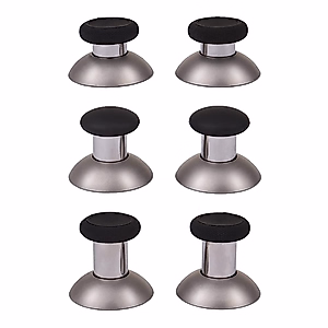 MMOBIEL 8 in 1 Magnetic Metal Thumbsticks Analog Joysticks Maximum Grip Compatible with PS4, PS4 Slim, PS4 Pro Dualshock, Xbox One, Xbox One Elite, Xbox One S Black Incl. (+) and T8 Torx Screwdriver