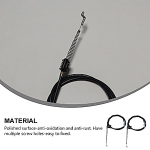 BESPORTBLE 6 Pcs Sofa Pull Cord Sofa Replacement Parts Sofa Recliner Couch Release Handle Release Couch Handles Metal Sofa Handle Cable Recliner Black Couch Lasso Chair Aluminum Alloy