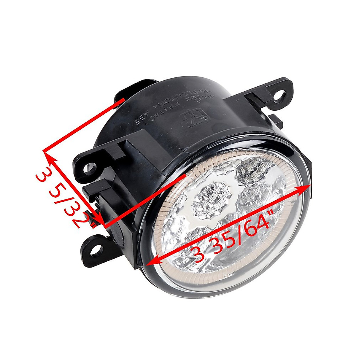 2X 55W LED Fog Light Lamps Replacement For Ford Focus Mustang Ranger Fiesta Fusion Explorer C-Max Transit Connect Freestyle Taurus X