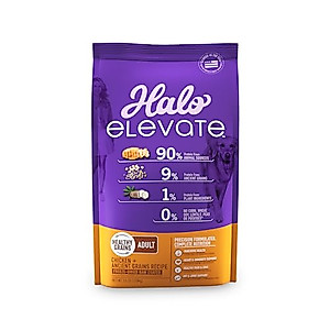 HALO Elevate Dry Dog Food, Healthy Grains Chicken Recipe, 3.5lb