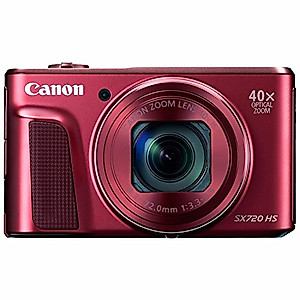 Canon PowerShot SX720 HS Digital Camera (Red) (Renewed)
