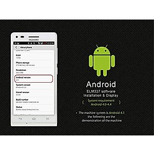 Elm327 Launchh OBD2 Professional Bluetooth Scan Tool and Code Reader for Android and PC,Interface OBDII OBD2 Car Auto Diagnostic Scanner，Not Support J1850 VPW & J1850 PWM