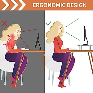 Hemudu 2 Pack Computer Monitor Riser | Triangle Desktop Universal Corner Stand for Computer Monitor & Laptop HD01T-203