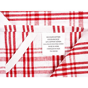 KAF Home Pantry Holiday Naughty Nice Kitchen Dish Towel Set of 4, Cotton Rich, 18 x 28-inch