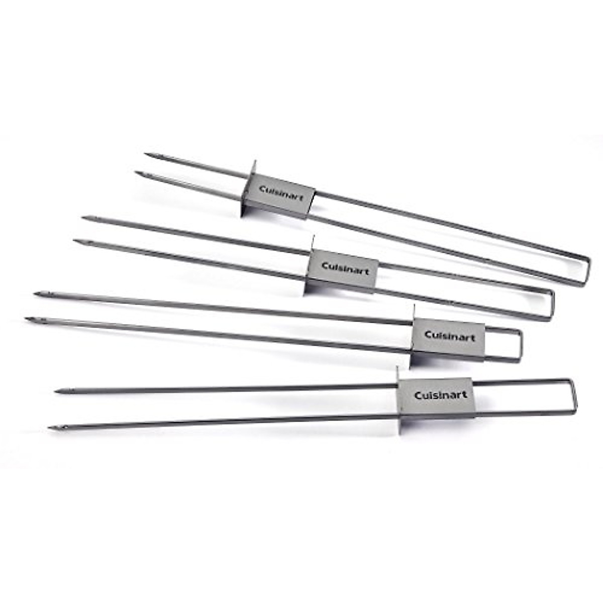 Cuisinart CSKS-048 Sliding Skewer Pack, Silver (Set of 4)