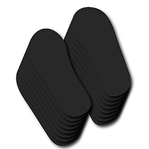 30 Pairs (60Feets) Spray Tanning Feet Pads Black Disposable Sunless Airbrush Tanning Tent Foot Protection