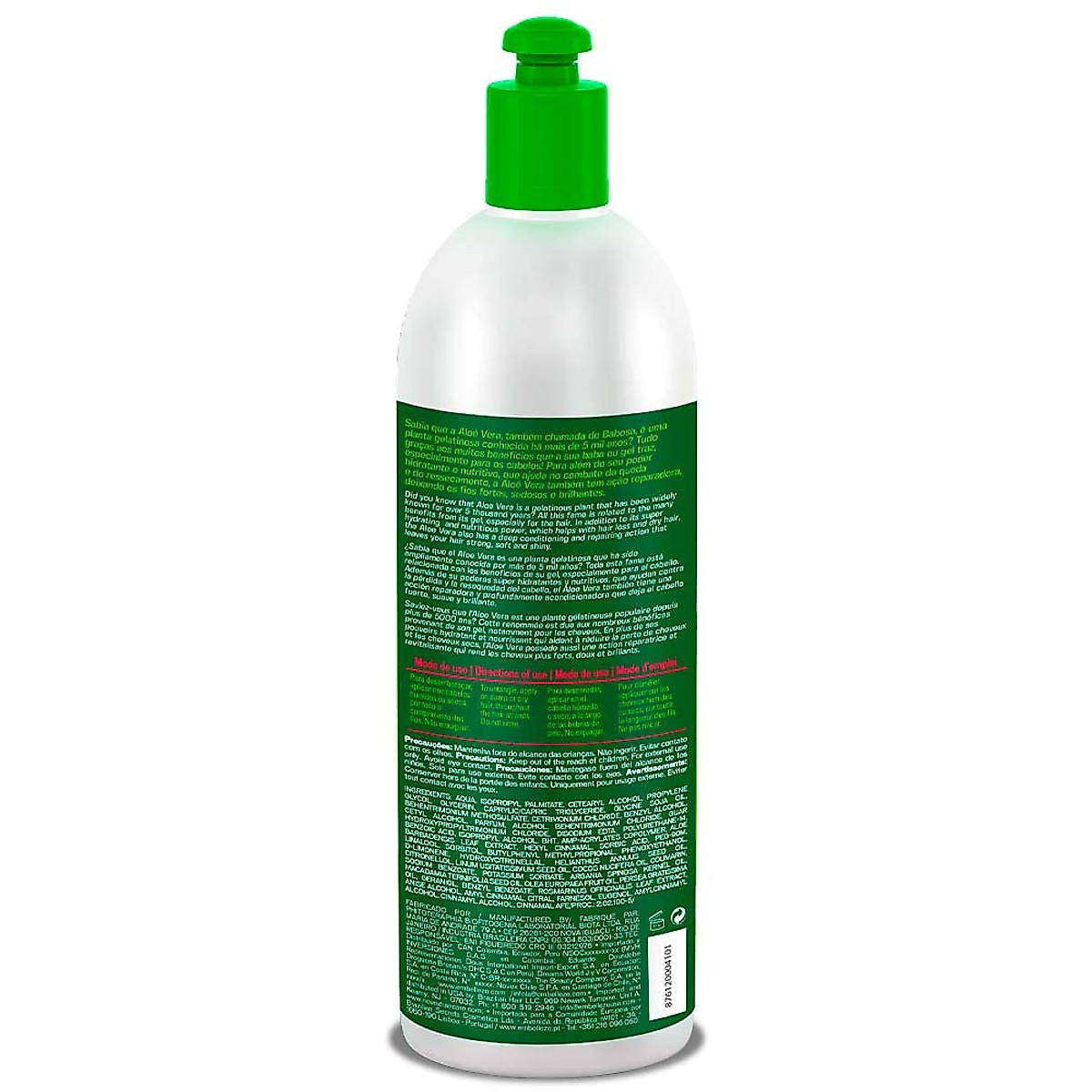 Novex Super Aloe Vera Leave In Conditioner, 17.6 Oz Bottle