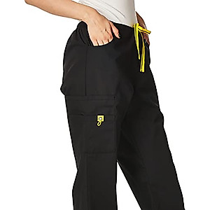 WonderWink Origins Women’s Romeo Flare Leg Cargo Pant - Black, XL T