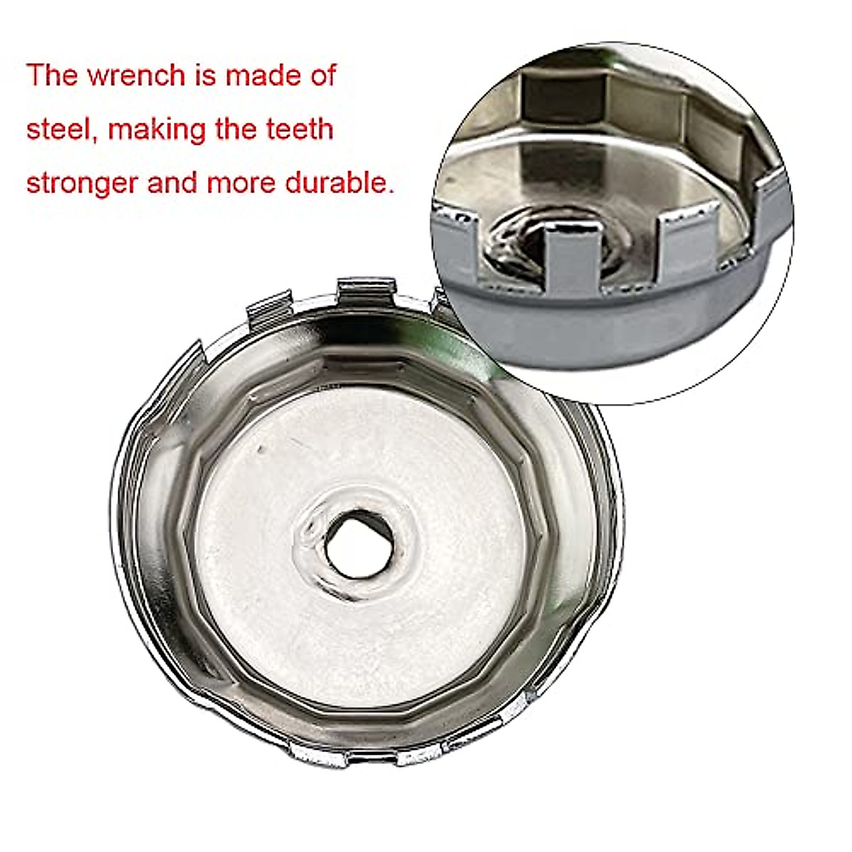 Compatible with Oil Filter Wrench Scion Toyota Camry, RAV4, Tacoma, Highlander, Sienna, Tundra, Lexus and More 2.0 to 5.7 Liter Engines with 64mm Cartridge Style Oil Filter System FIT for 15620-37010