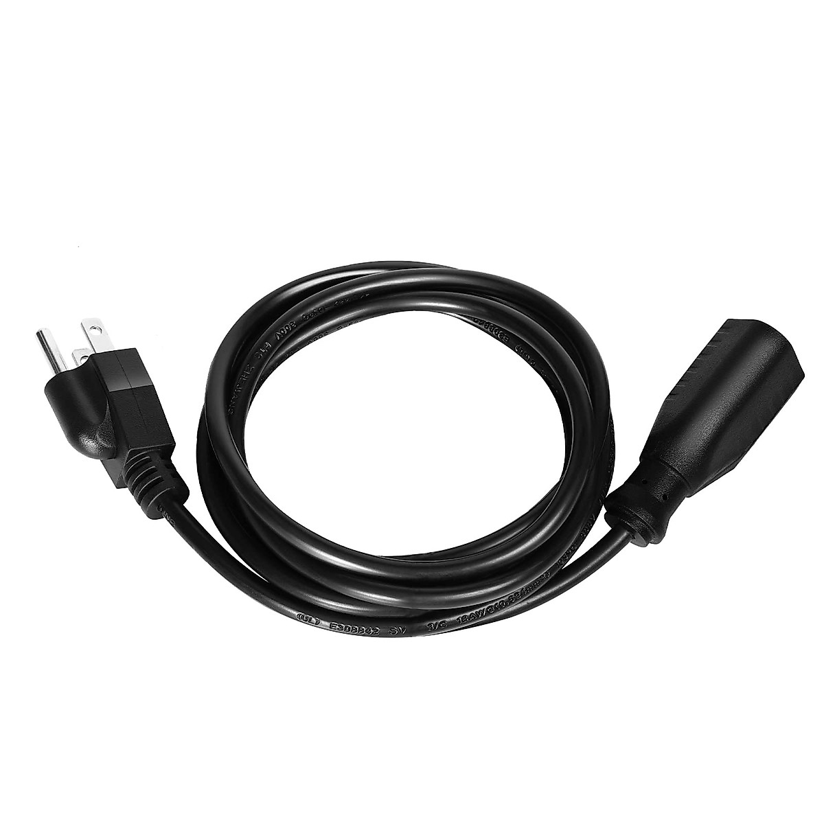 AMUFER 10Ft Extension Cord for Bug Zapper, 3 Prong Super Power Cord for Mosquito Zapper and Other Electronics