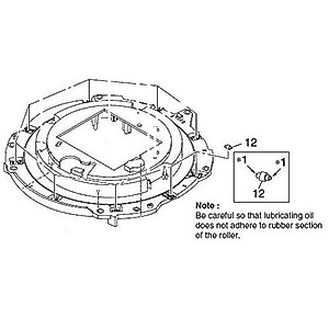 5x Jog Wheel Platter Roller A Assy DXB1825 For Pioneer XDJ-700 CDJ-1000MK2 CDJ-1000MK3 DVJ-1000