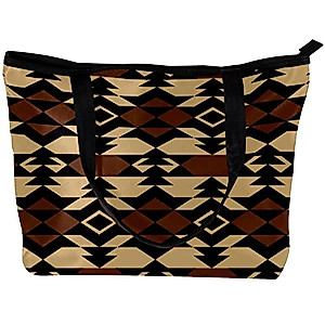 YZUOUZY Women Tote Bag Large Shoulder Bag Top Handle Handbag,Vintage American Indian boho,Satchel Purse Crossbody Bag