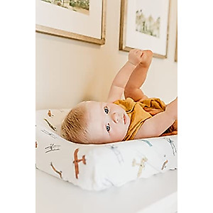 Premium Knit Diaper Changing Pad Cover"Ace" by Copper Pearl