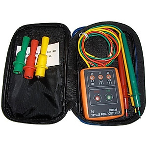 HQRP 3 Phase Sequence Rotation Tester LED Indicator Detector Checker
