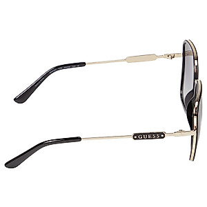 GUESS 59 mm GF6153 Shiny Black/Gradient Smoke One Size