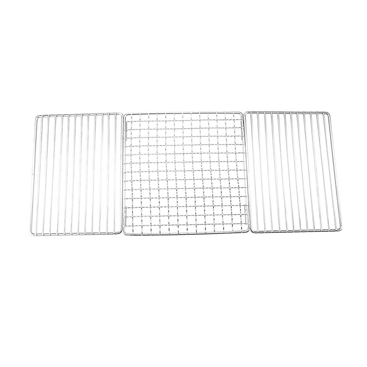 ZICANA BBQ Grill Stainless Steel Barbecue Grill Rack Cooking Foldable BBQ Grill Stand with Storage Bag Outdoor Accessories Picnic Picnic