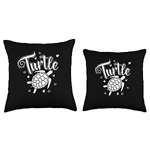 Turtle reptile dorsal carapace old Sauropsida Turtle Reptile Water Back Tank Animal Throw Pillow, 16x16, Multicolor