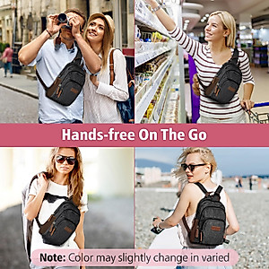 PACKISM Small Backpack Purse for Women - Convertible Sling Bag Multiple Compartment Pockets Adjustable Straps Mini Backpack