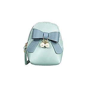 Tomcrazy Bow Tie Mini Pouch for AirPods Pro 2nd, 1st 3 / Galaxy Buds/Airtag/Access Cards, Mini Coin Purse Pendant Storage Bag for Sony LinkBuds S WF-L900 WF-1000XM4 Ambie AM-TW01 Earbuds Case (#2)