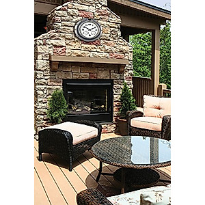 Poolmaster 52538 18" Silver Porthole Clock