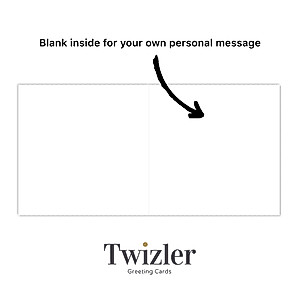 Twizler Funny Card with Hedgehogs – Blank Card – Happy Birthday Card – Humour Card – Mothers Day Card – Fathers Day Card – Valentines Day Card – Teenager Card – Get Well Soon Card – New Home Card