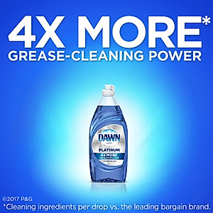 Dawn Platinum Dishwashing Liquid Dish Soap Refreshing Rain Trial, 8 Fluid Ounce (pack Of 18)