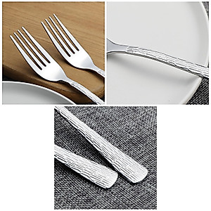 Xeabia 12 Pieces Stainless Steel Dinner Forks, Stainless Steel Table Forks