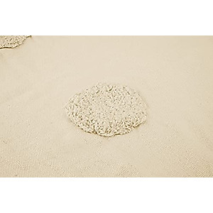 CRAFKART White Throw Blanket | Throw Blanket for Couch | Throw Blanket with Fringe | Farmhouse Throw Blanket | Cozy Decorative Throw for Sofa | Bed and Living Room Throw | Suitable for Women Men