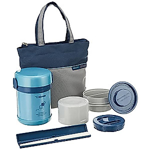 Zojirushi Ms. Bento Stainless Lunch Jar, One size, Aqua Blue