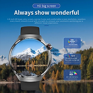 Dico Das Smart Watches with Bluetooth Call(Answer/Dial Calls), Sleep Monitor for iPhone/Android Phone,IP68 Waterproof(Black Circle)