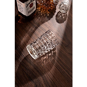 NiLor Clear Water Glasses Drinking Glasses 12 Ounce, Whiskey Glasses set of 6 Wine Glasses Highball, Good for Party Wedding