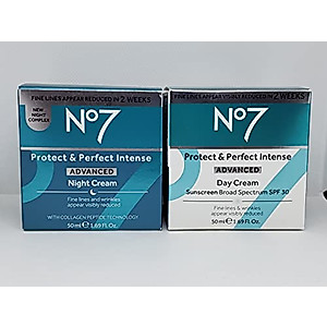 No7 Protect & Perfect Intense Day Cream + Protect & Perfect Intense Night Cream Advanced