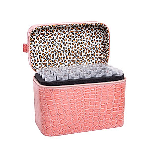 84 Slots Diamond Storage Box Diamond Embroidery Rhinestones Painting Accessory Jewelry Beads Organizer Carry Case Zipper Design