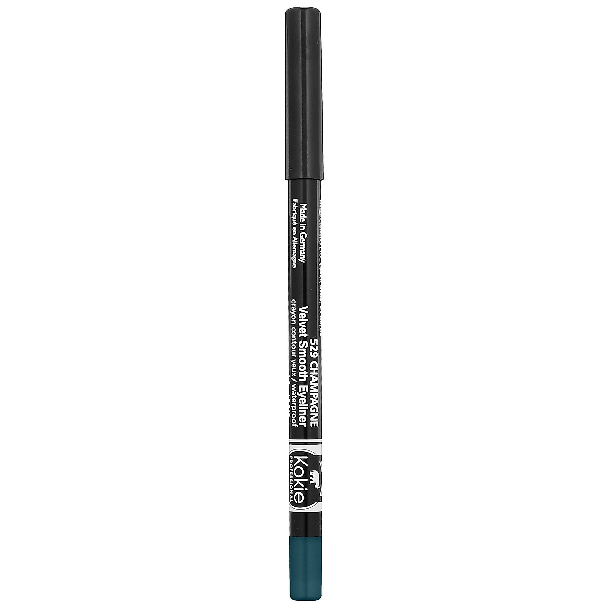 Kokie Cosmetics Waterproof Velvet Smooth Eyeliner Pencil, Forest Green, 0.042 Ounce