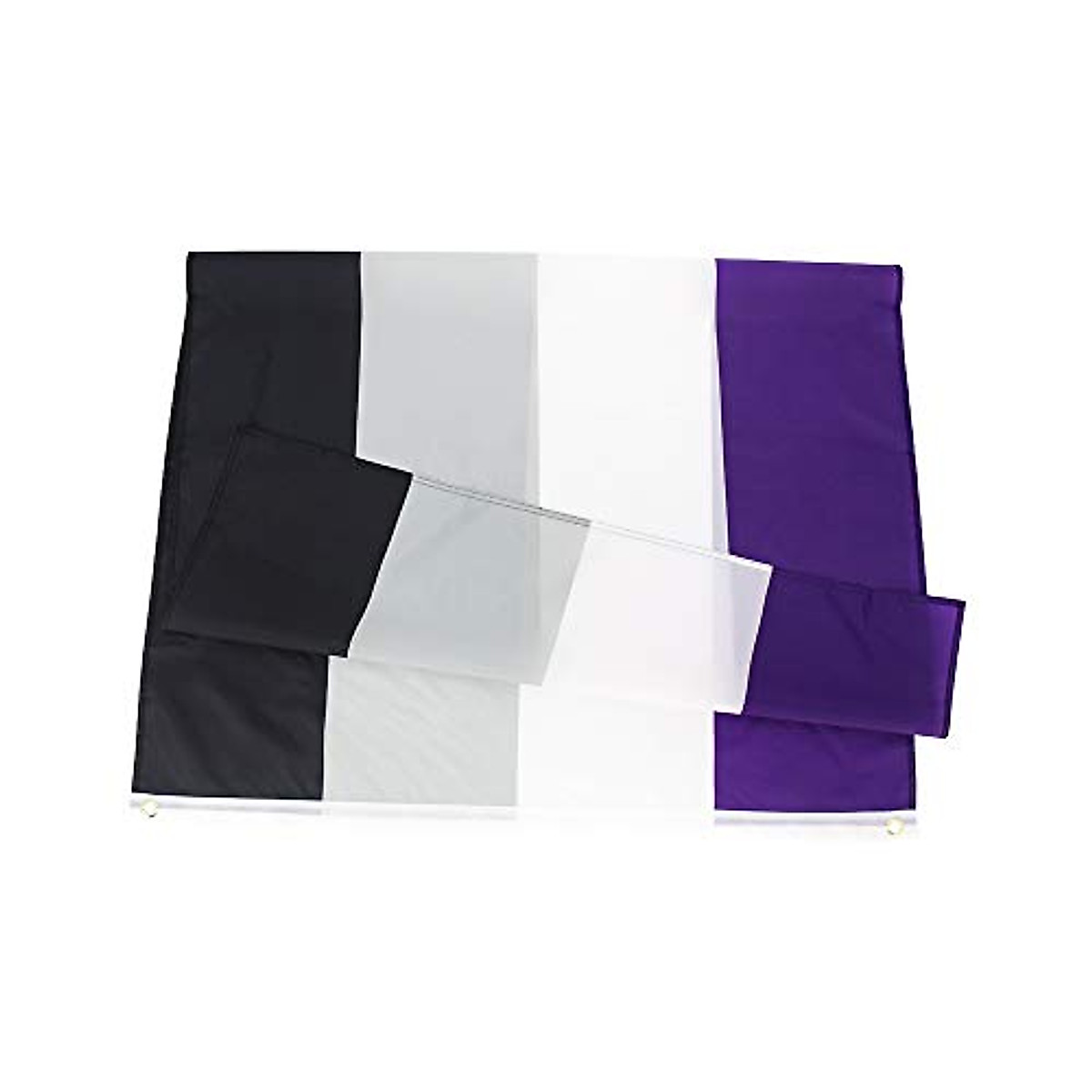 Flaglink Asexual Pride Flag 3x5Fts - LGBTQIA Nonsexual Gender Rainbow Banner