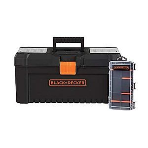 beyond by BLACK+DECKER Tool Box & Organizer, 16-Inch, 10-Compartment (BDST60096AEV)