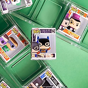 Funko Bitty POP! DC - Batgirl, 4-Pack - Batman, Batgirl, The Riddler and A Surprise Mystery Mini Figure - 0.9 Inch (2.2 Cm) - DC Comics Collectable - Stackable Display Shelf Included - Gift Idea