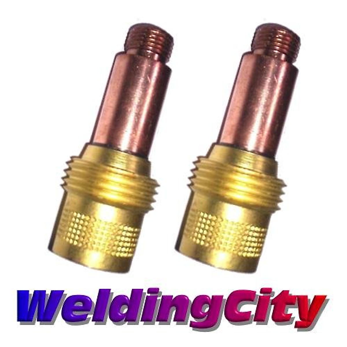 WeldingCity 2-pk Gas Lens Collet Body 45V25 (1/16") for TIG Welding Torch 17, 18 and 26 Series from Weldcraft Lincoln Miller ESAB Weldcraft CK (2-PK)
