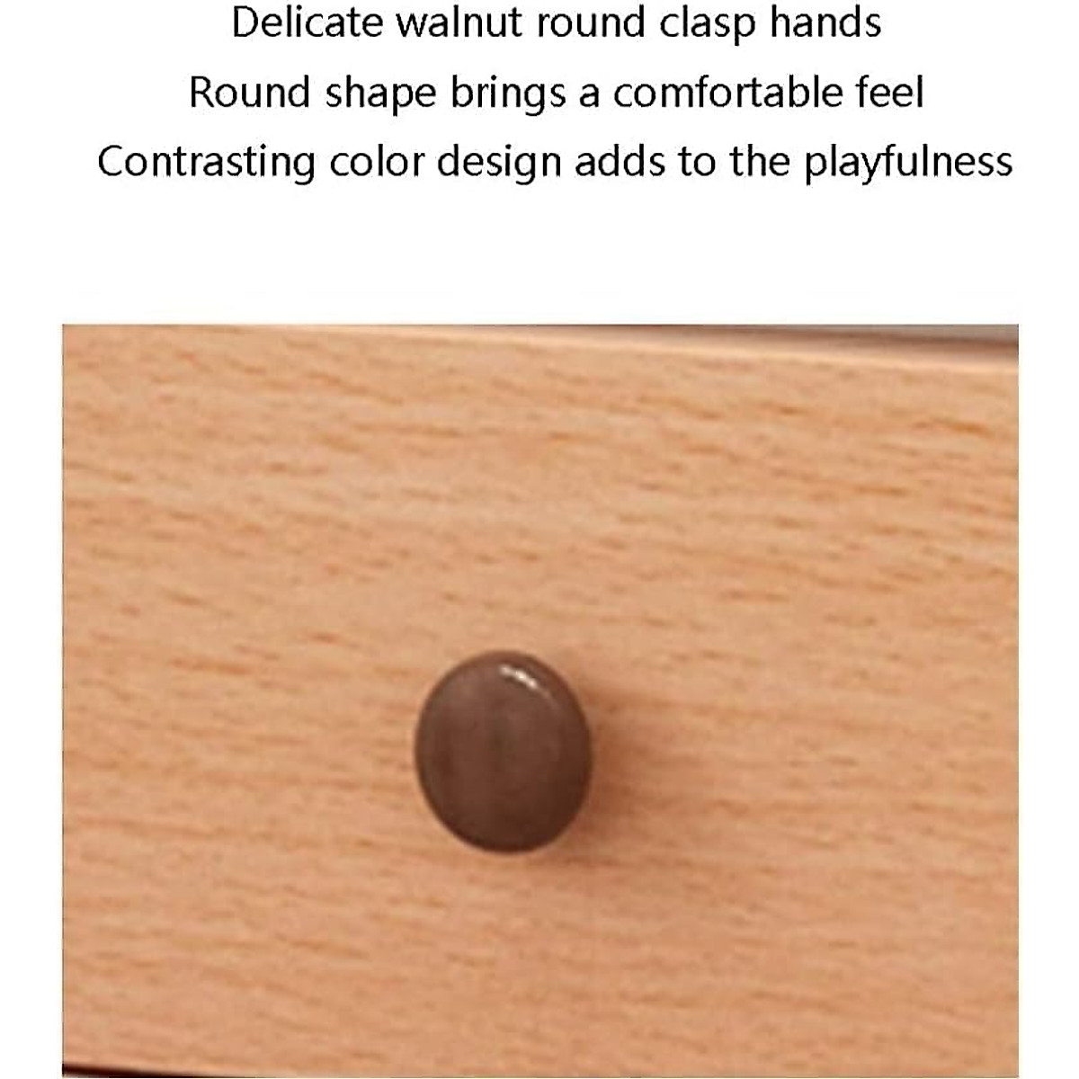 Nightstands Nightstand Cute Beech Wood End Table with Drawer Bedside Table Nordic Bedside Dresse Without Assembly Bedside Cabinet Well Made