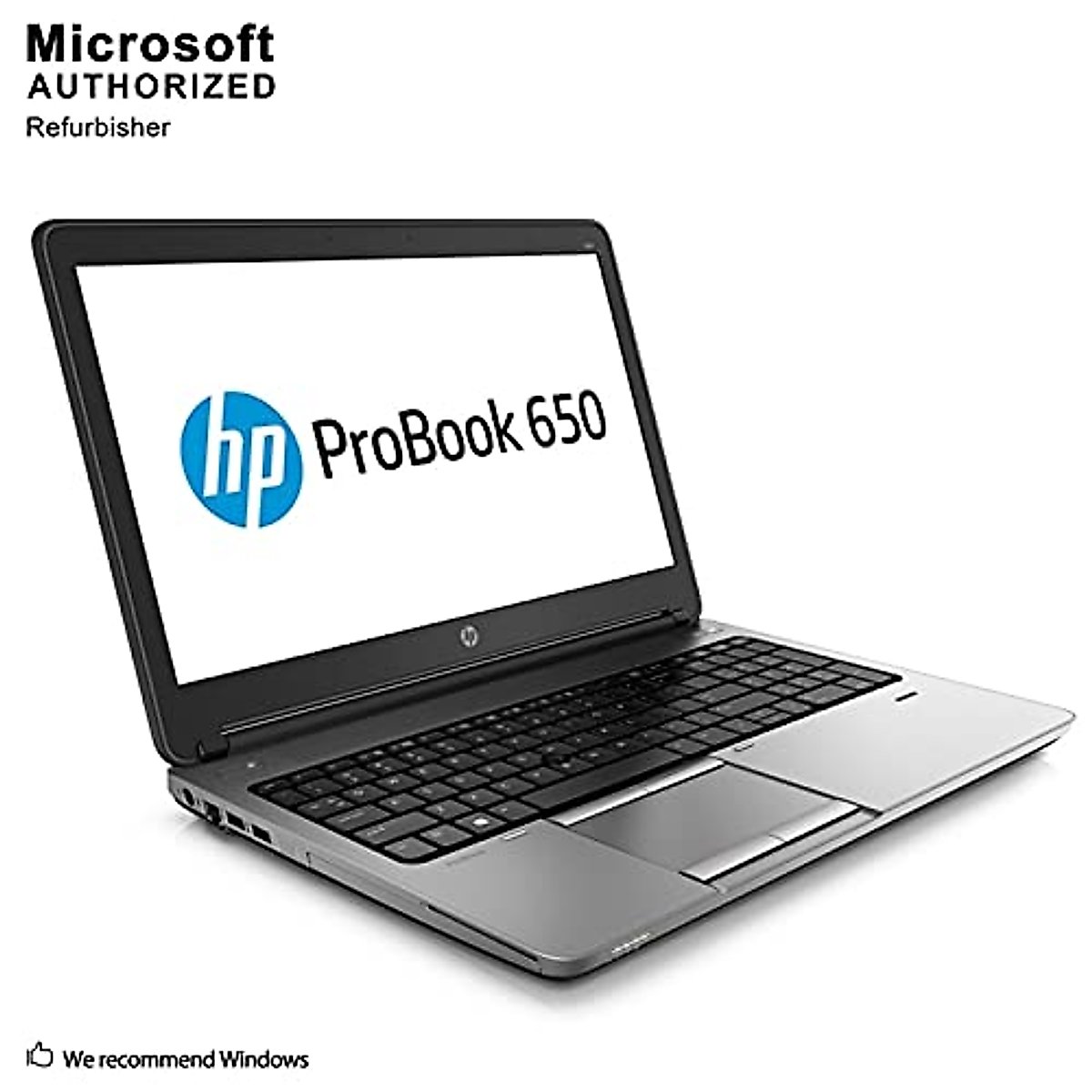 HP Probook 650 G1 15 Inch Business Laptop, Intel Core i5-4210M up to 3.2GHz, 16G DDR3, 256G SSD, DVD, DP, VGA, Windows 10 Pro 64 Bit-Multi-Language Supports English/Spanish/French(Renewed)