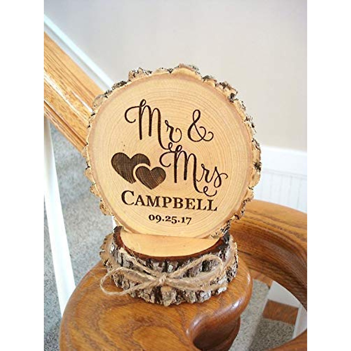 Mr & Mrs Wedding Cake Topper