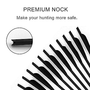 chengchuang 12Pcs 20 inch Carbon Crossbow Bolts Arrow Screw Tips Archery for Hunting Outdoor