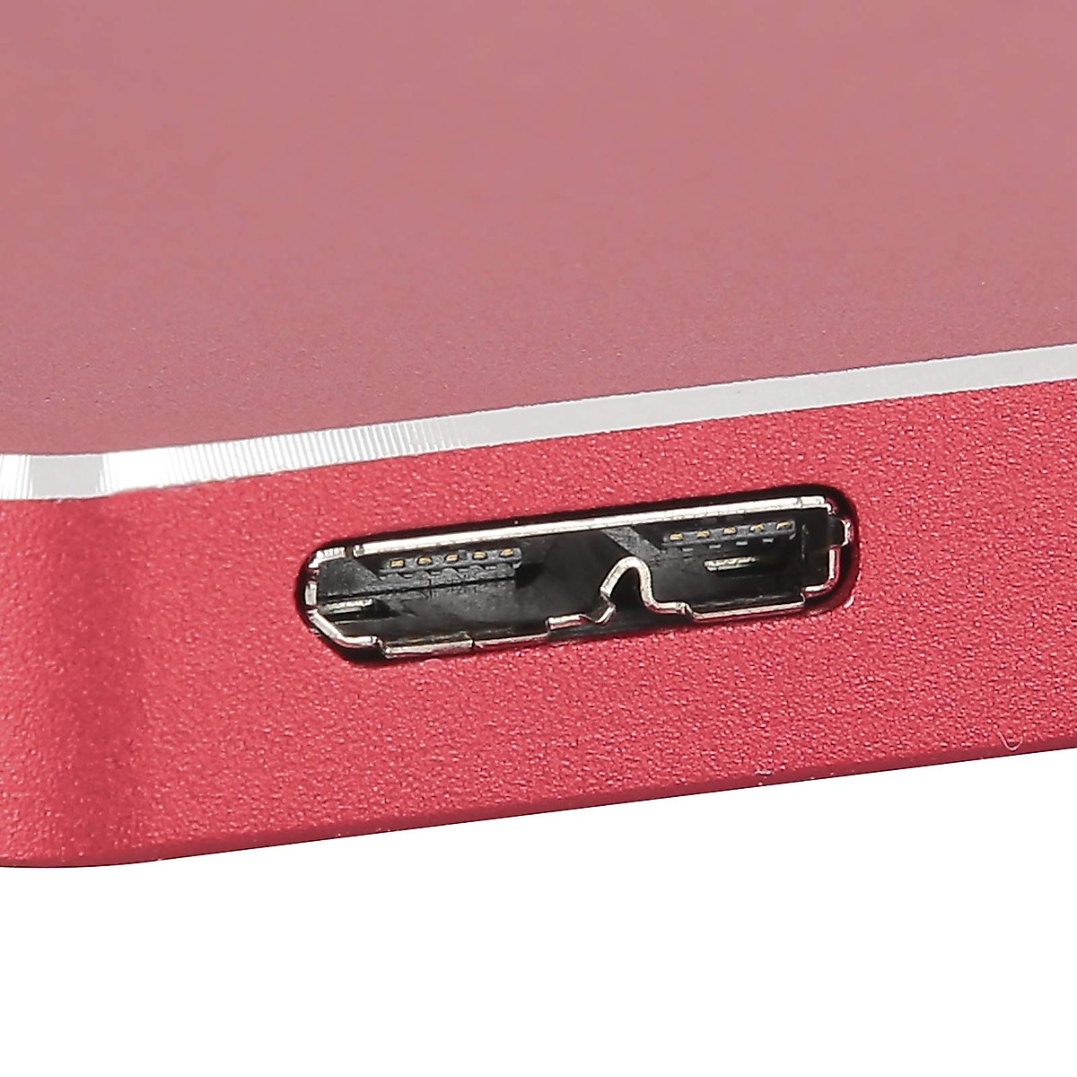 Portable Mobile SSD, USB 3.0 External Solid State Drive, No Noise Fast Hard Drive, Red Solid State Hard Disk for 98SE/ME/2000/XP/Vista/WIN7/WIN8(250GB)