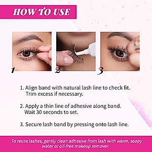 Andrea Two of a Kind False Lashes #53 Black, 4 Pack