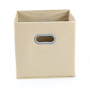 Sodynee New Large Foldable Cloth Storage Cube Basket Bins Organizer Containers Drawers, 6 Pack, 12" x 12" x 12"